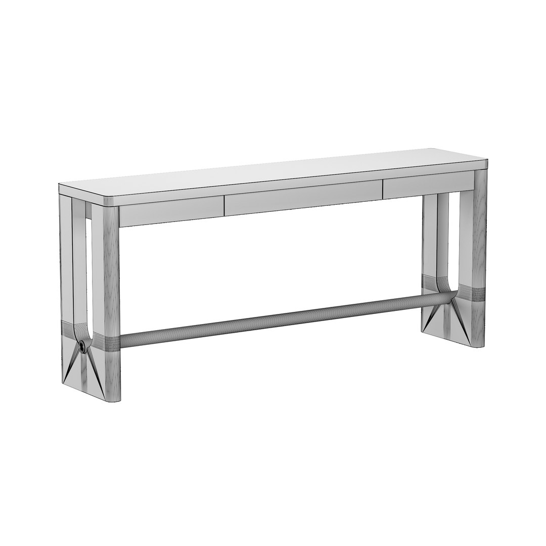 BRETON CONSOLE TABLE 3D Model - TurboSquid 1971962