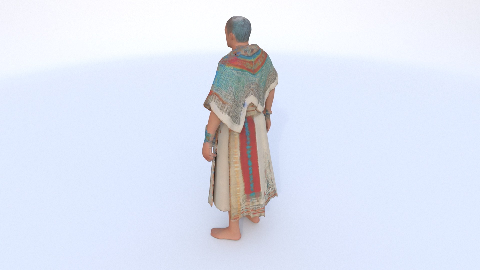 3D Aztec Merchants Outfit Model - TurboSquid 2328162