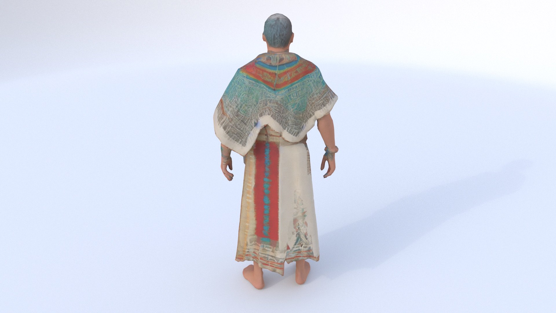 3D Aztec Merchants Outfit Model - TurboSquid 2328162