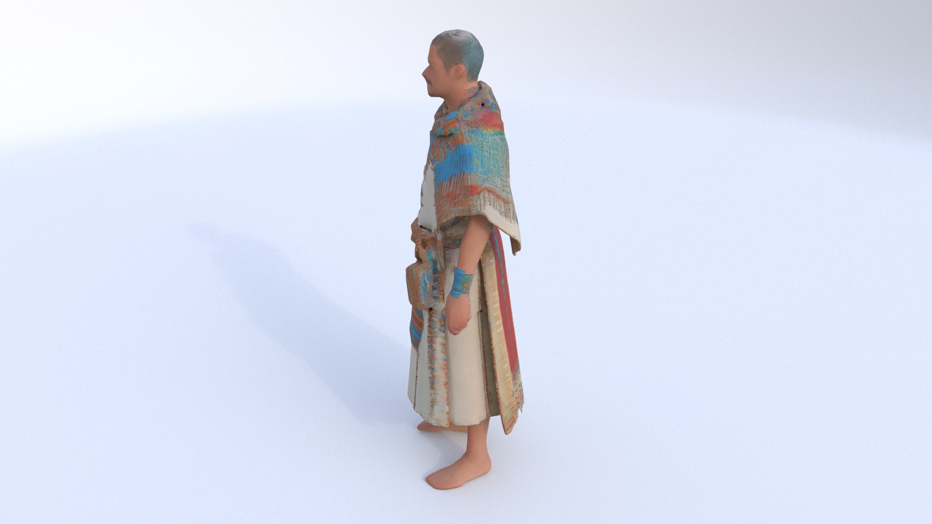 3D Aztec Merchants Outfit Model - TurboSquid 2328162