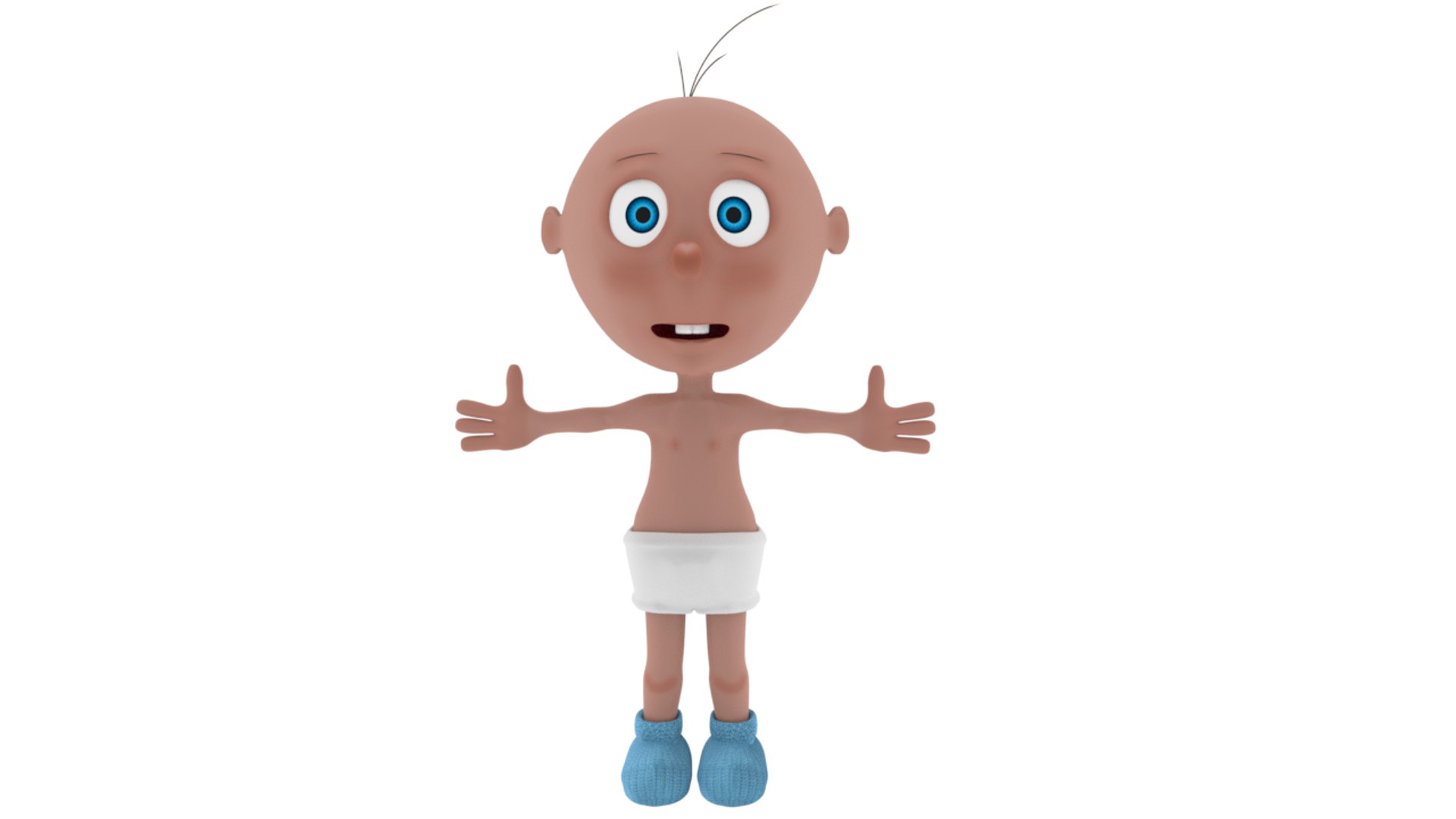 3D Baby Rigged Model - TurboSquid 1512499