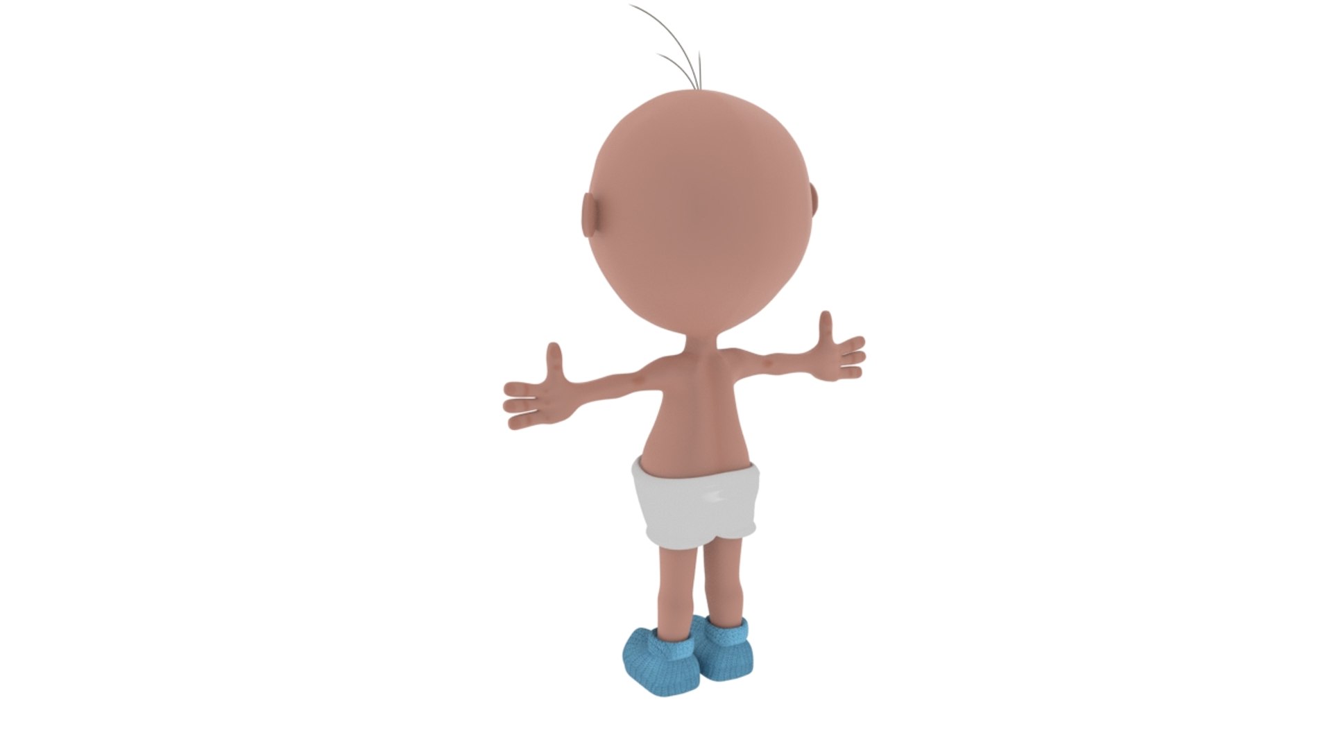 3D Baby Rigged Model - TurboSquid 1512499