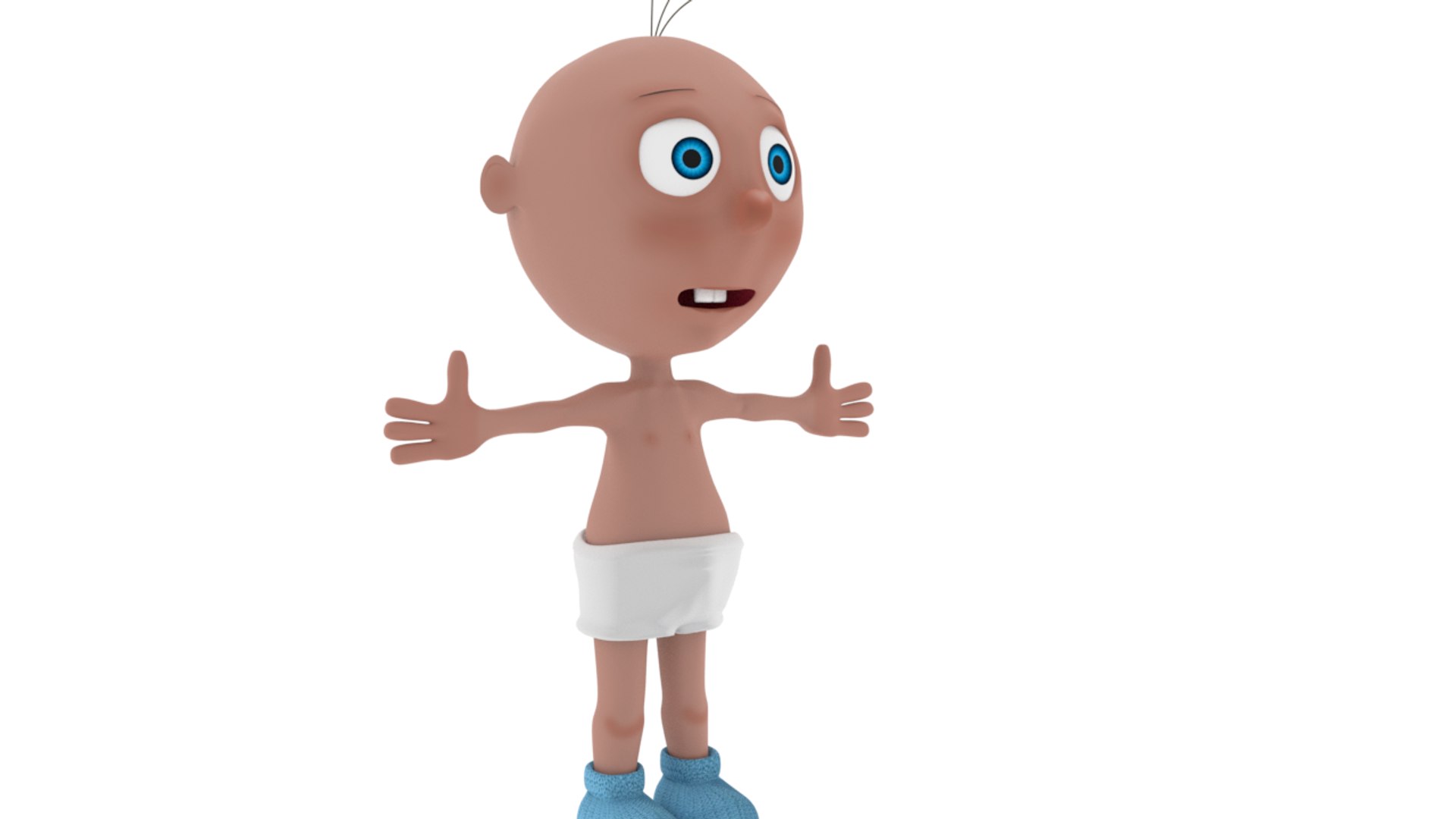 3D Baby Rigged Model - TurboSquid 1512499