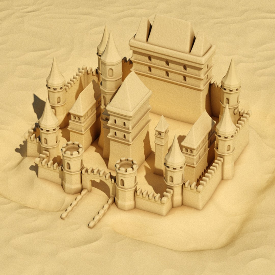 3d Model Sand Castle