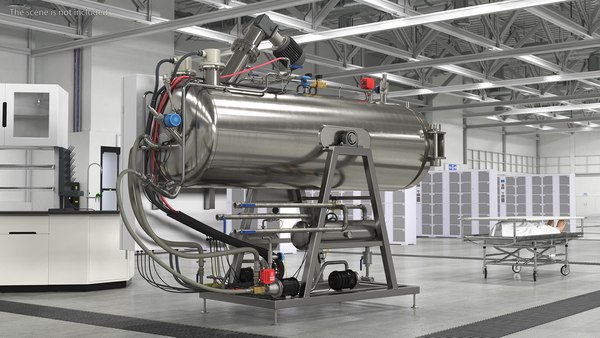 modelo 3d Máquina de hidrólisis alcalina - TurboSquid 2155586