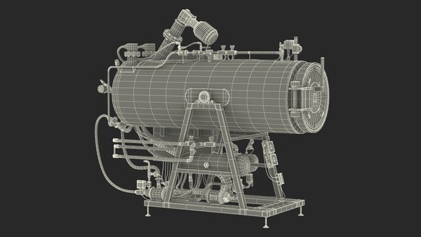 modelo 3d Máquina de hidrólisis alcalina - TurboSquid 2155586