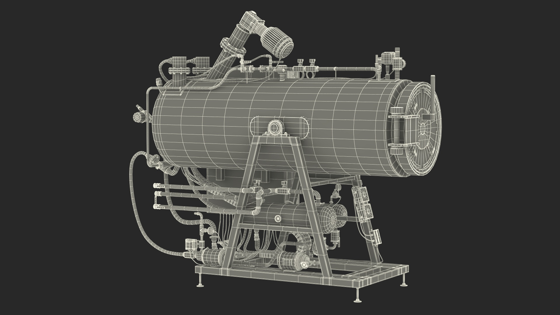 Alkaline Hydrolysis Machine Model - TurboSquid 2155586