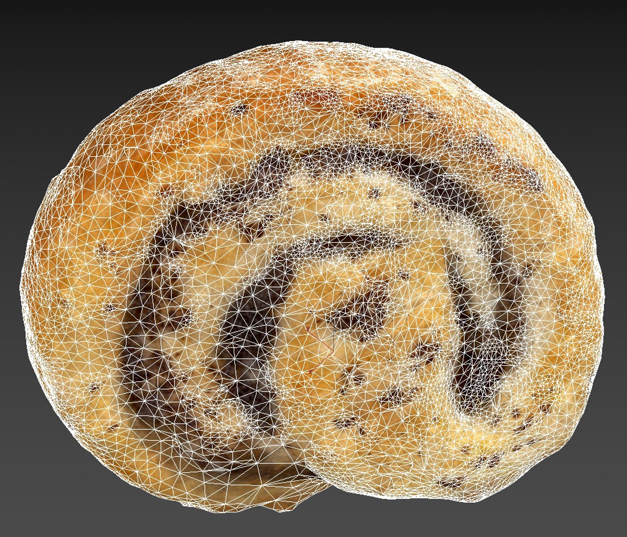 Sweetroll roll 3D model - TurboSquid 1577229