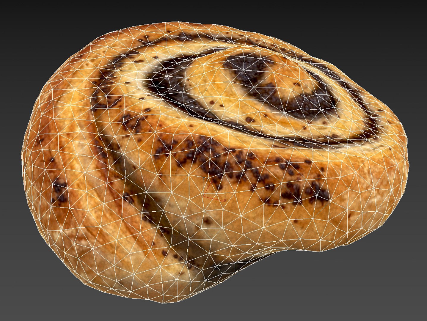 Sweetroll roll 3D model - TurboSquid 1577229