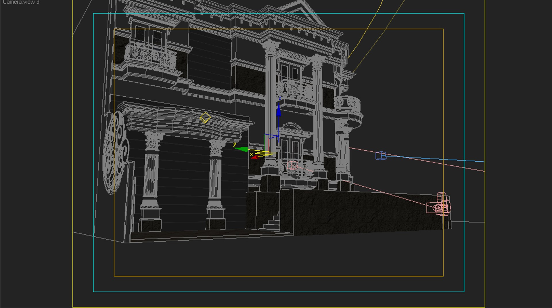 Classic House Design 3d Model
