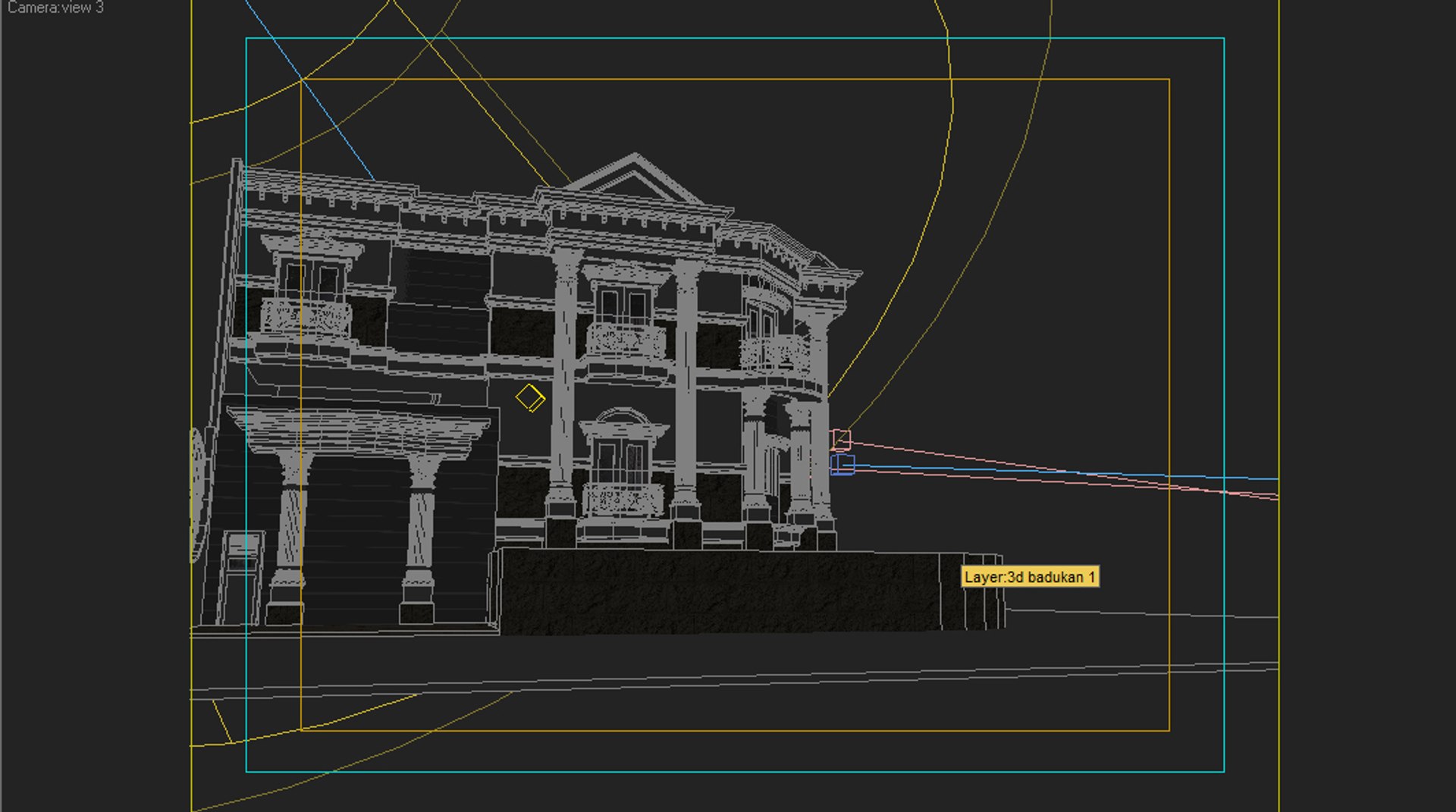 Classic House Design 3d Model