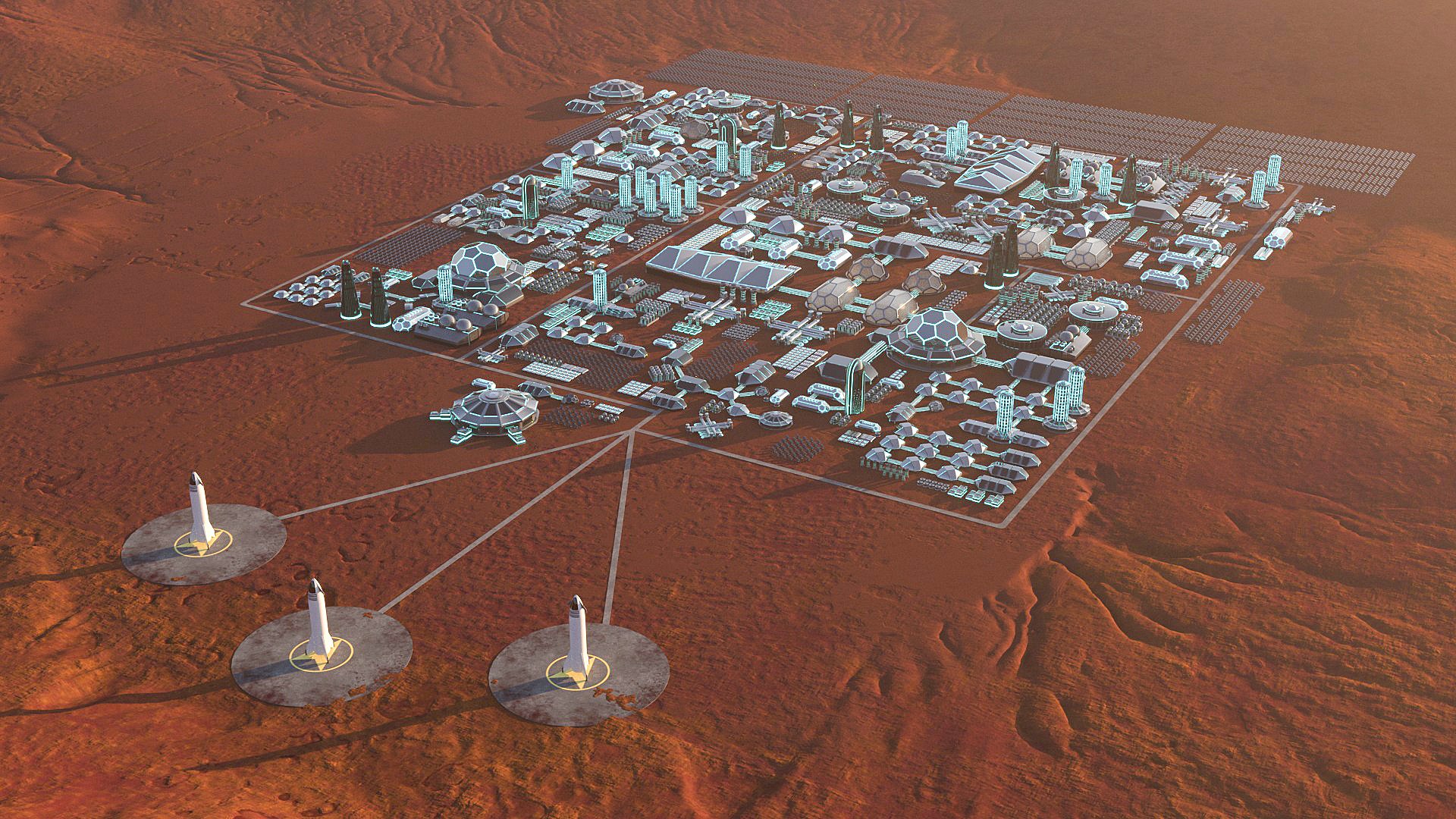 Martian Base 3D - TurboSquid 1966772