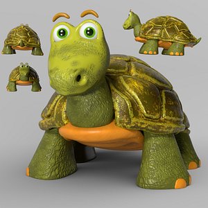 Cartoon Turtle 3D Models for Download | TurboSquid