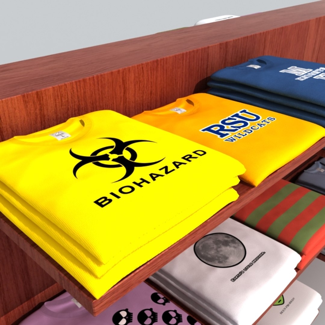 Shirt Table 3d Model