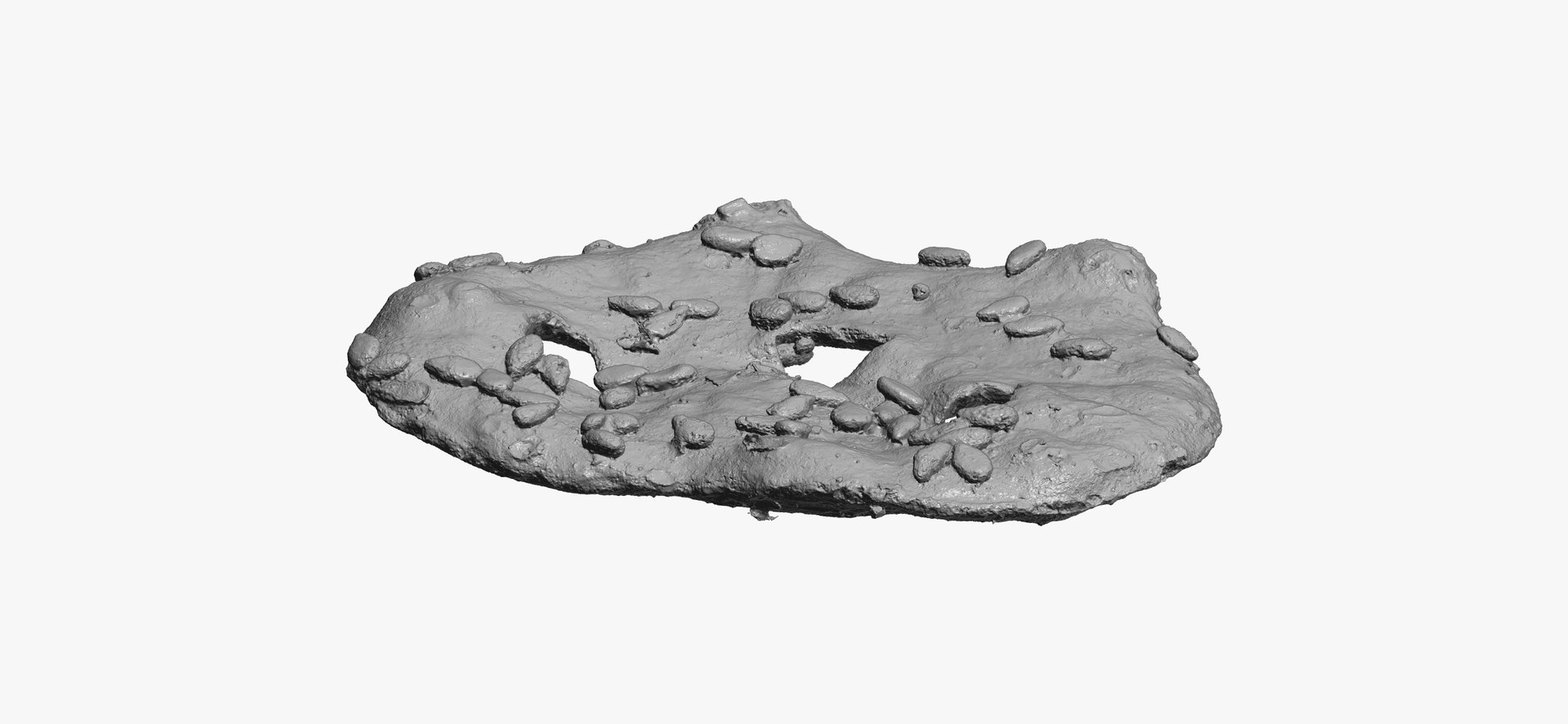 3D sesame pretzel cracker 01 model - TurboSquid 1605271