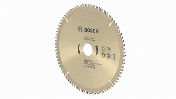 Multi Material Circular Blade Bosch 3D - TurboSquid 1997567