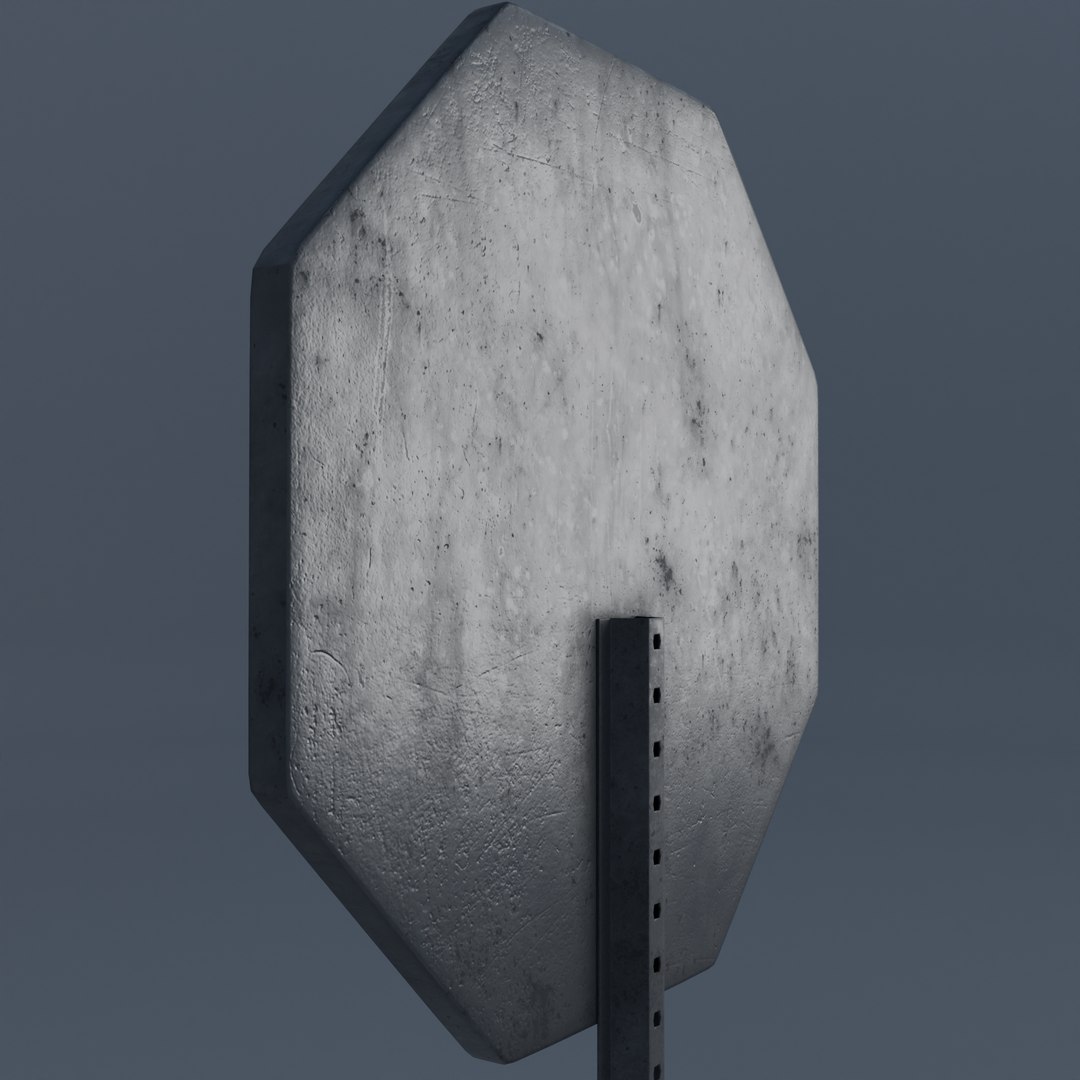 Stop Sign 3D Model - TurboSquid 2182136