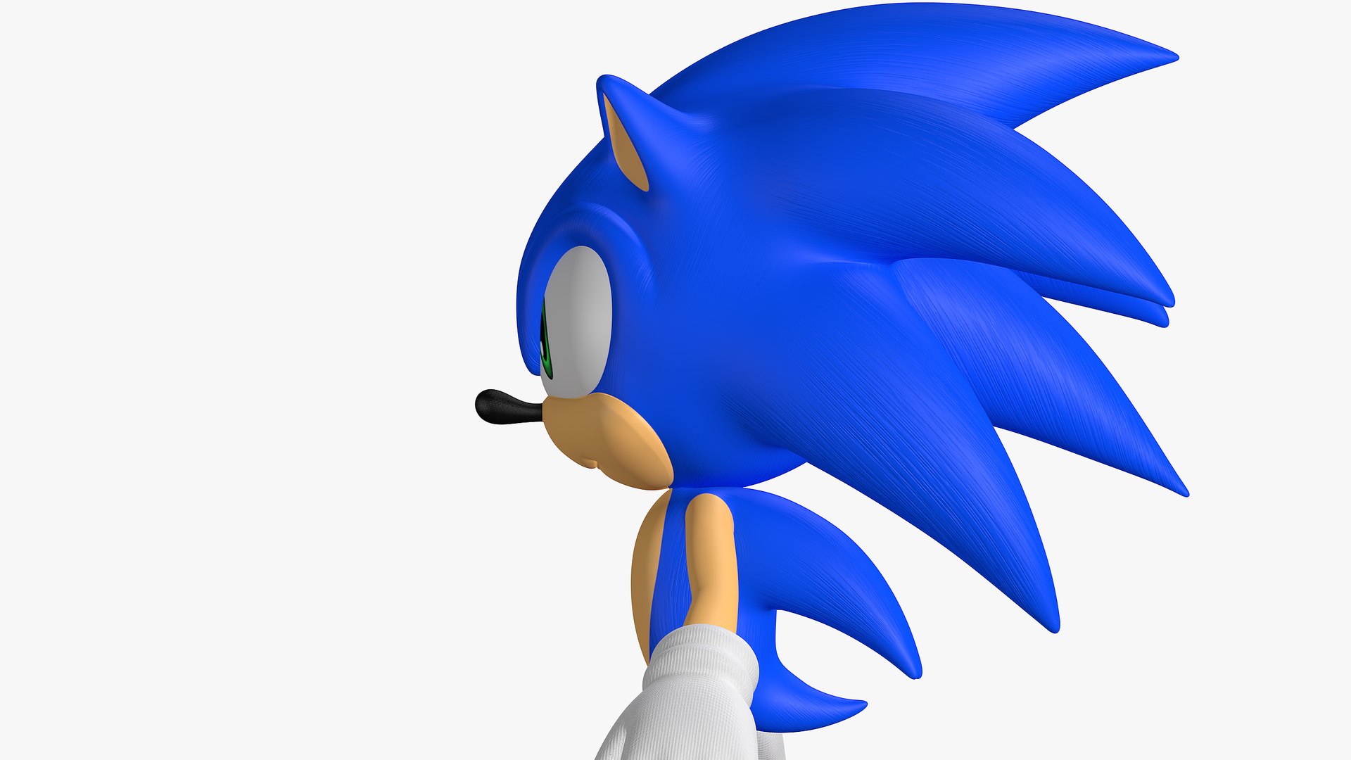 Cinematic Sonic the Hedgehog Character 8K model - TurboSquid 2119297