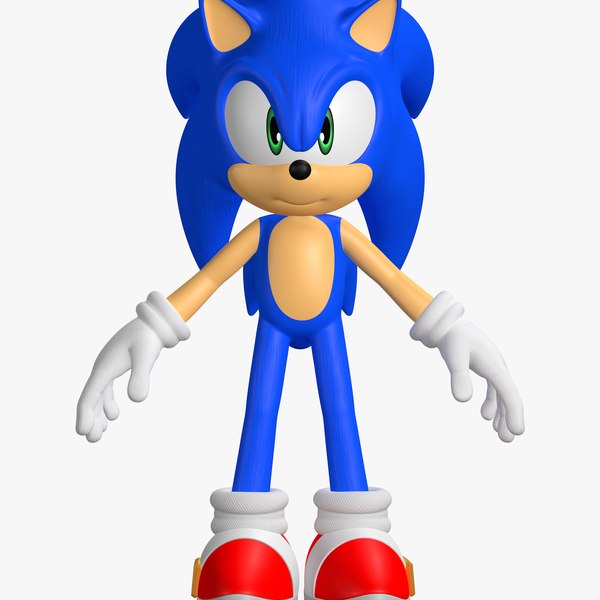modelo 3d Personaje cinematográfico de Sonic the Hedgehog 8K ...