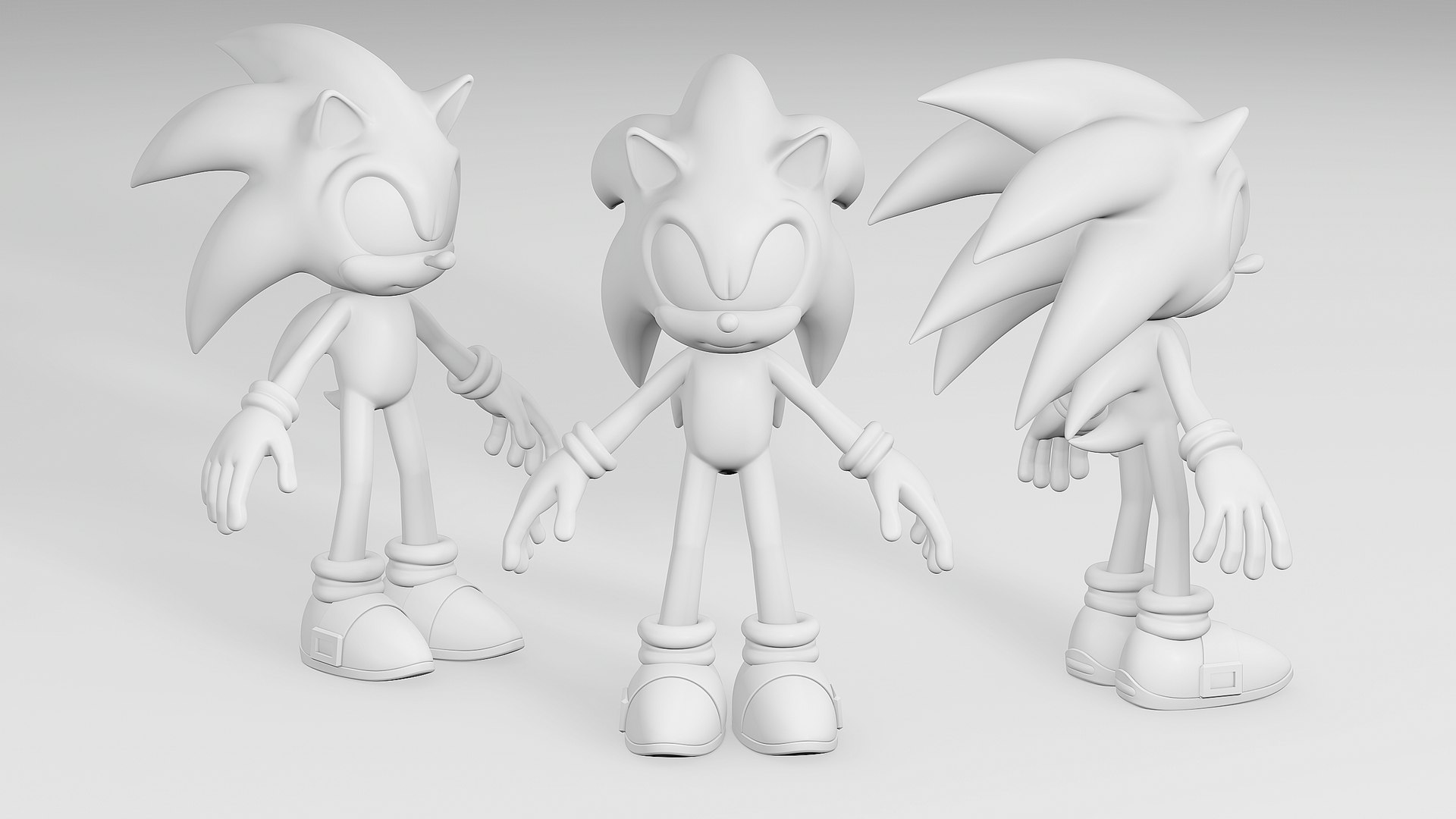 Cinematic Sonic the Hedgehog Character 8K model - TurboSquid 2119297