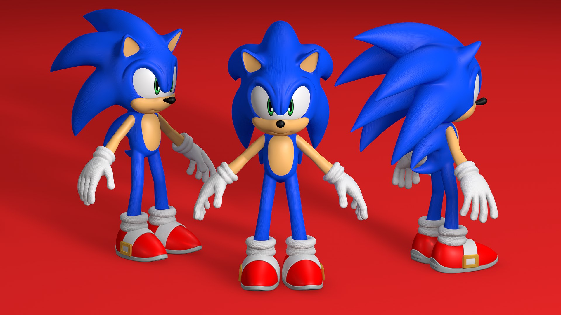 Cinematic Sonic the Hedgehog Character 8K model - TurboSquid 2119297