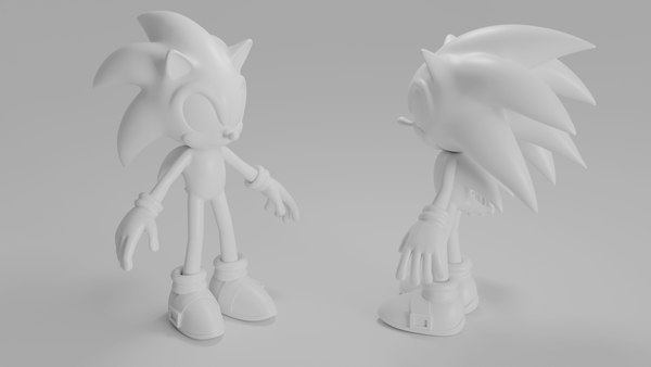modelo 3d Personaje cinematográfico de Sonic the Hedgehog 8K ...