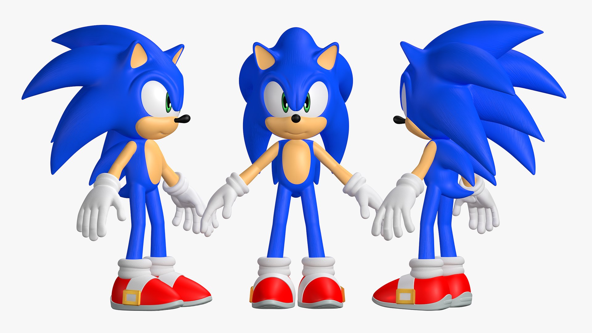 Cinematic Sonic the Hedgehog Character 8K model - TurboSquid 2119297