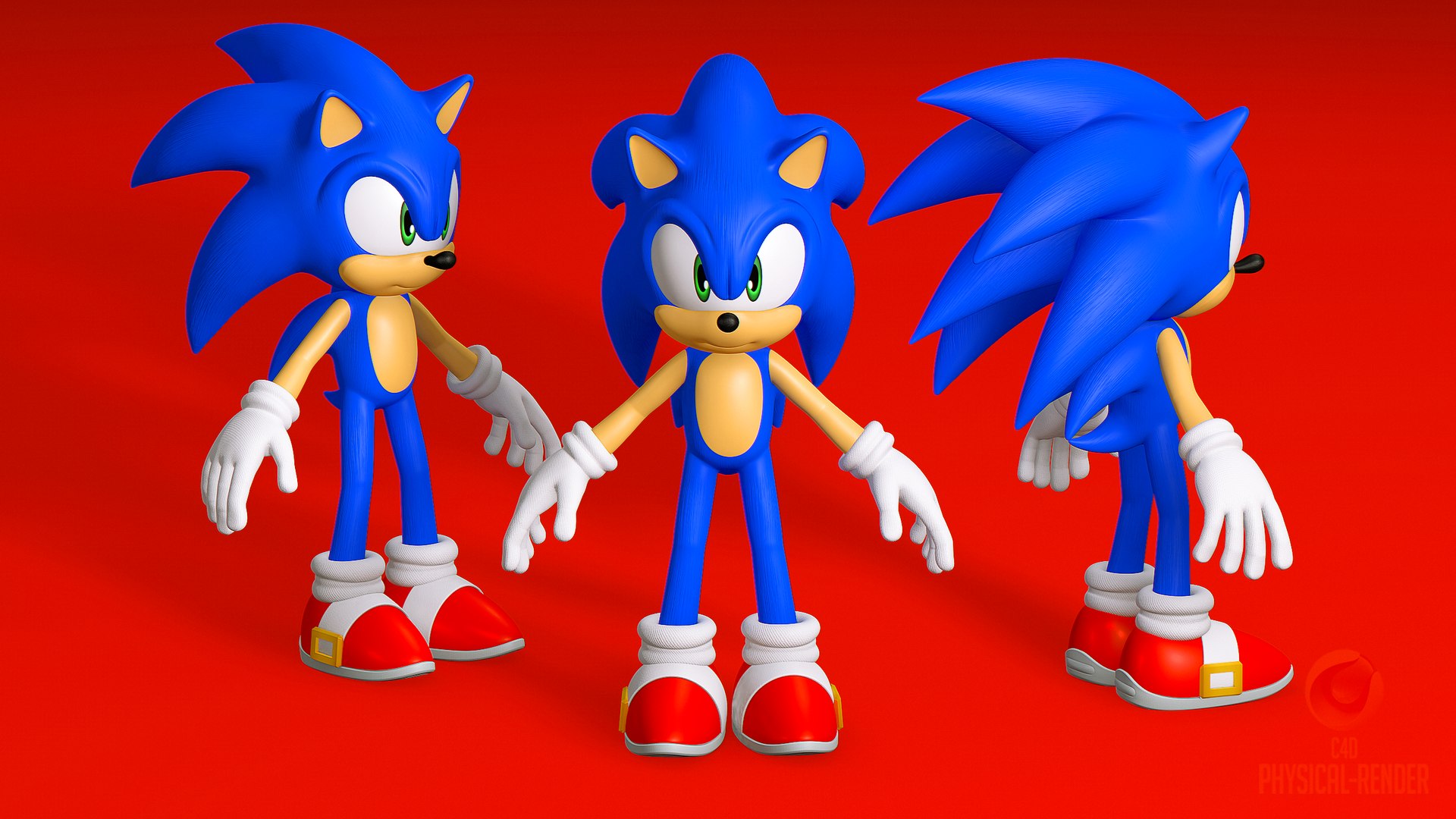 Cinematic Sonic the Hedgehog Character 8K model - TurboSquid 2119297