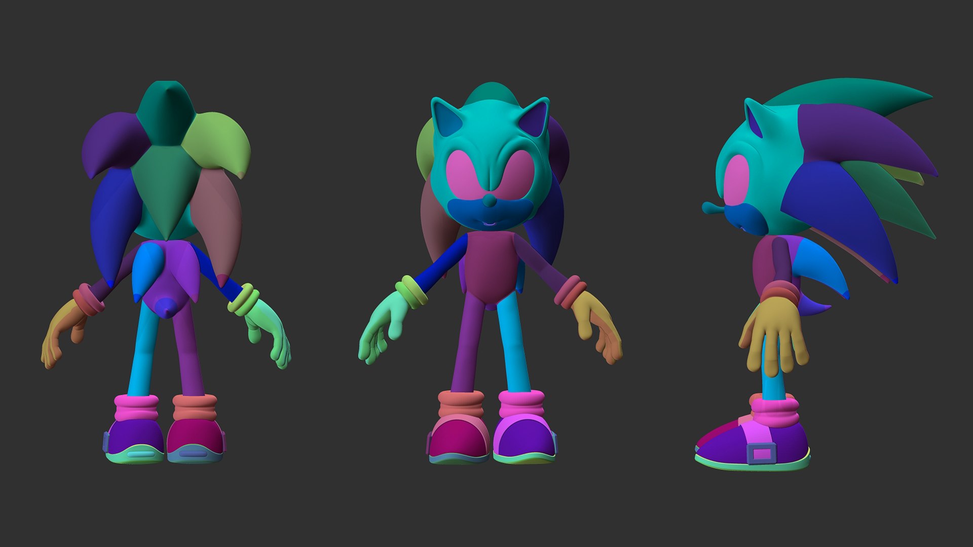 Cinematic Sonic the Hedgehog Character 8K model - TurboSquid 2119297