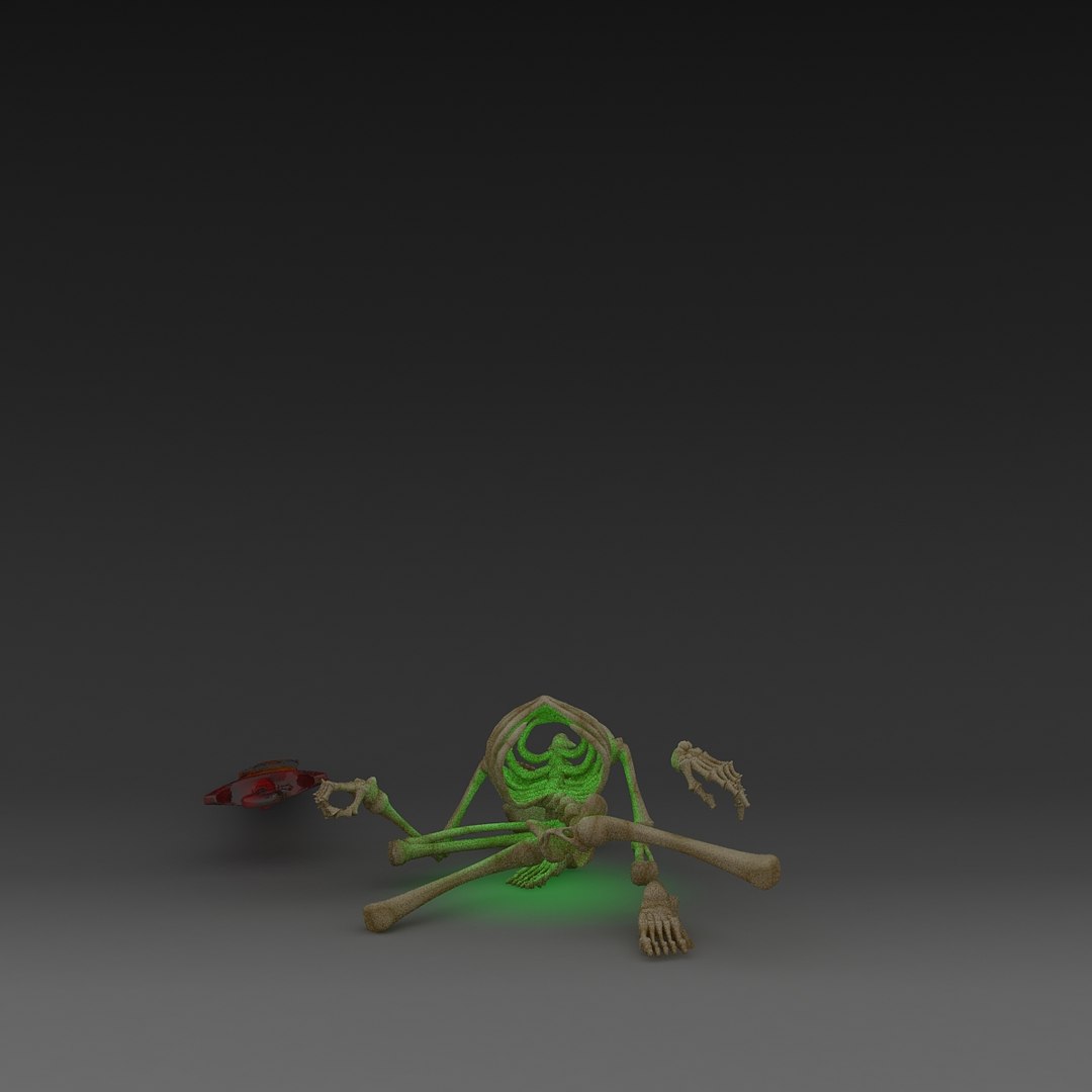 3d Model Rigged Character Animation