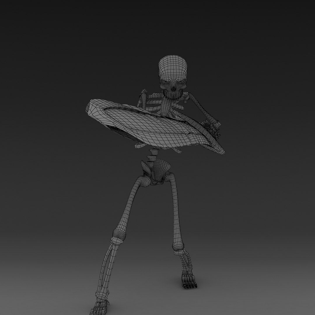 3d Model Rigged Character Animation