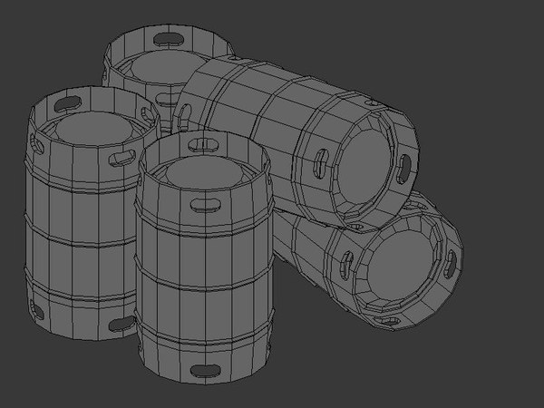 barrels 3d model