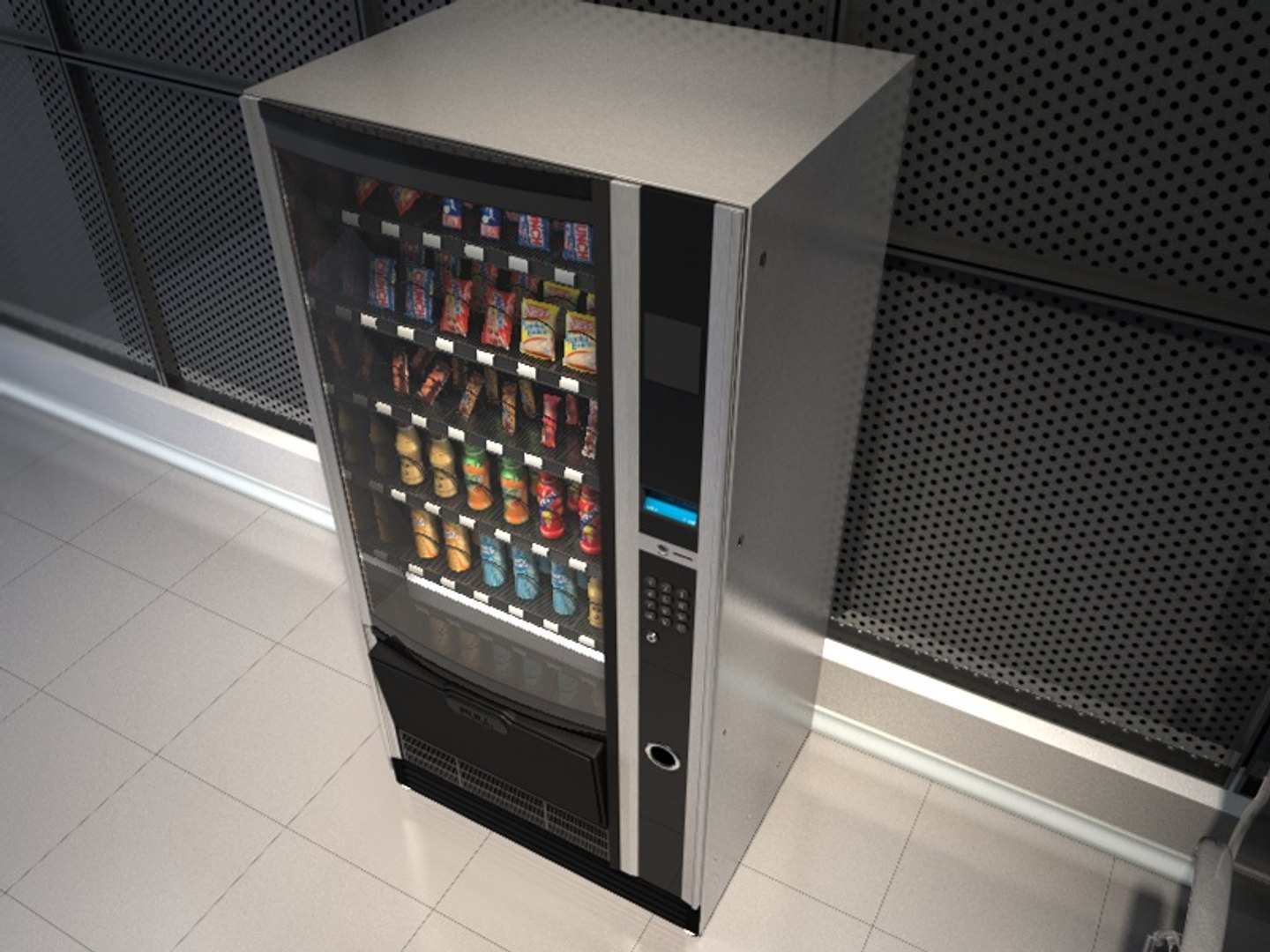 Food Vending Machine 3d 3ds