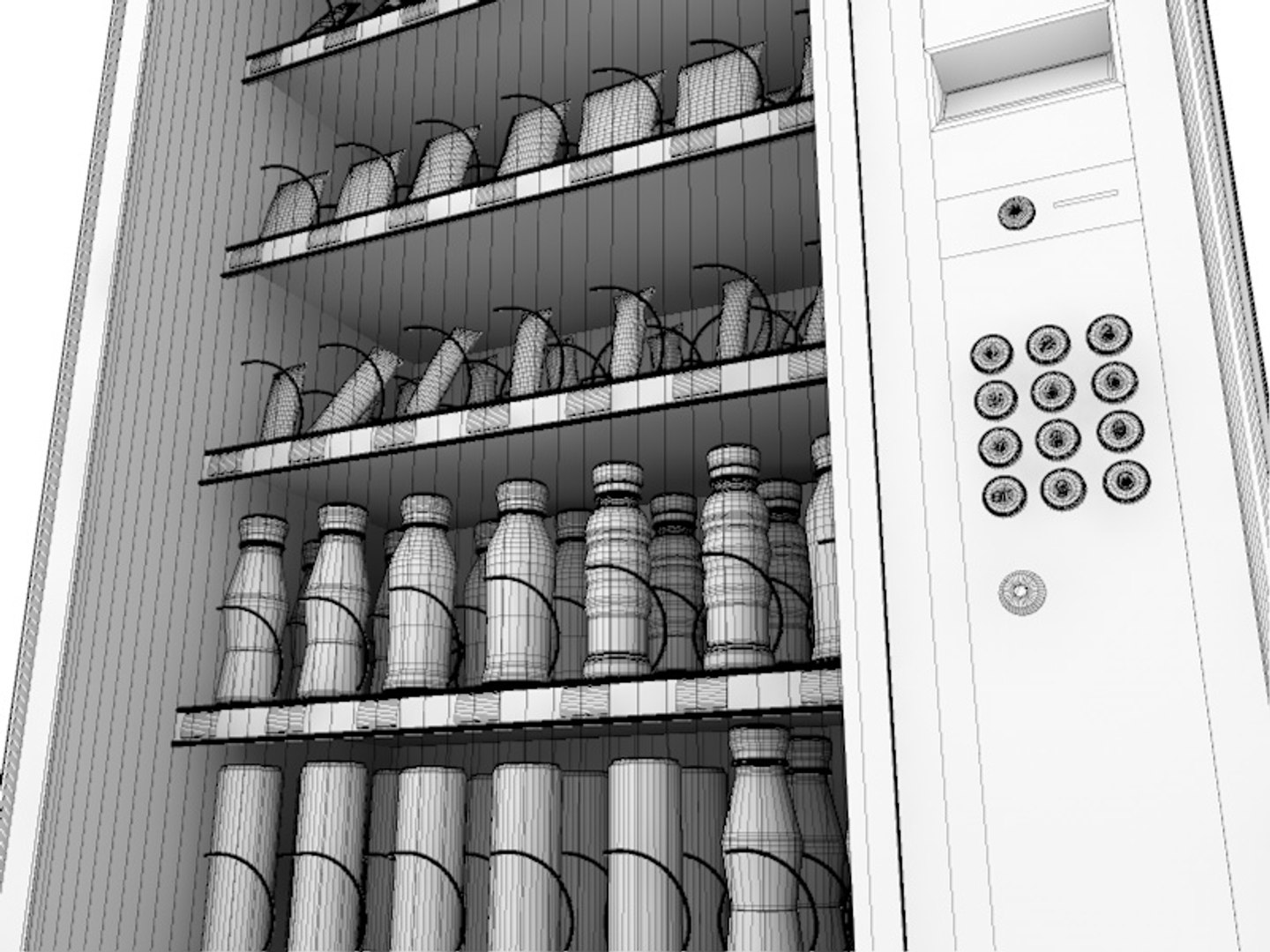 Food Vending Machine 3d 3ds