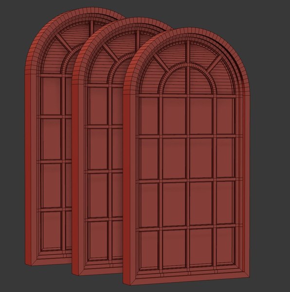 3D Arch Windows V5 model - TurboSquid 1819706