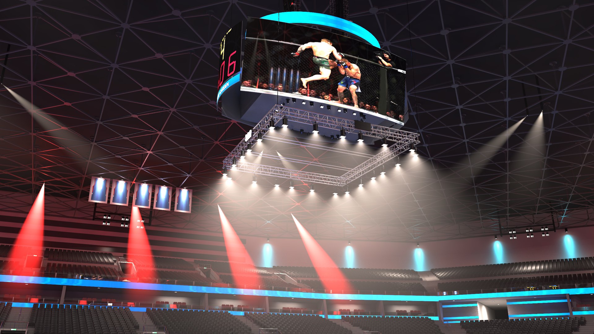 3D Stadium Interior Ufc - TurboSquid 1583902
