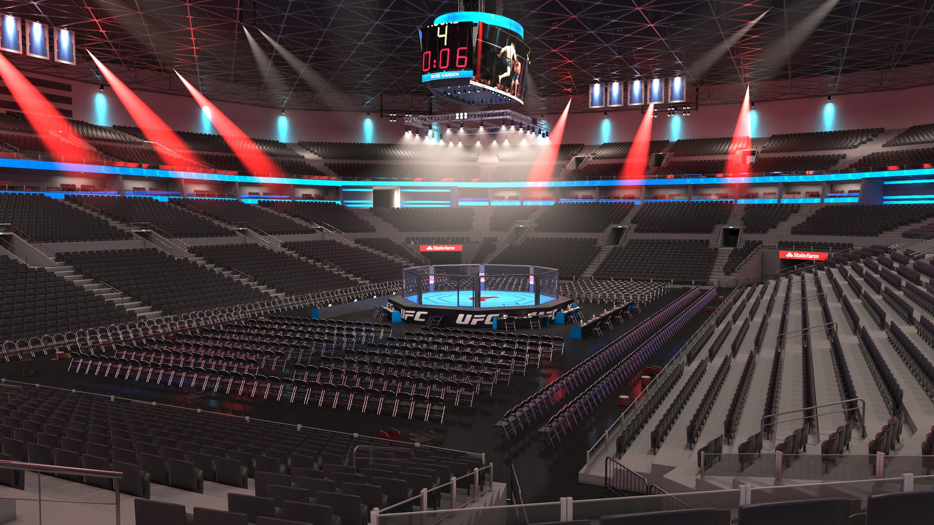 3D Stadium Interior Ufc - TurboSquid 1583902