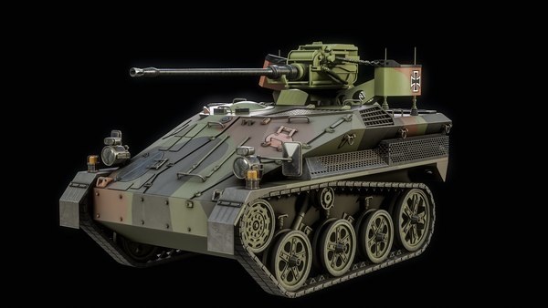 modelo 3d Colección Wiesel 2 y Wiesel A2 TOW AWC PBR - TurboSquid 2171185