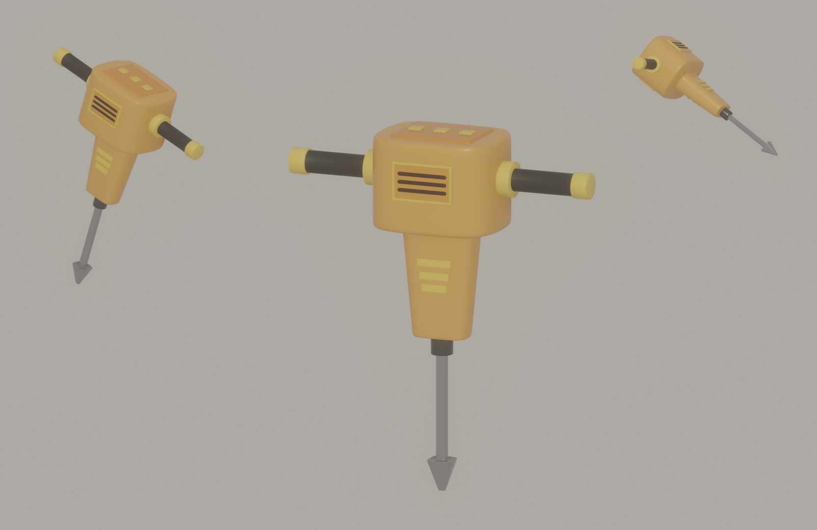 Jackhammer 3D Model - TurboSquid 2196704