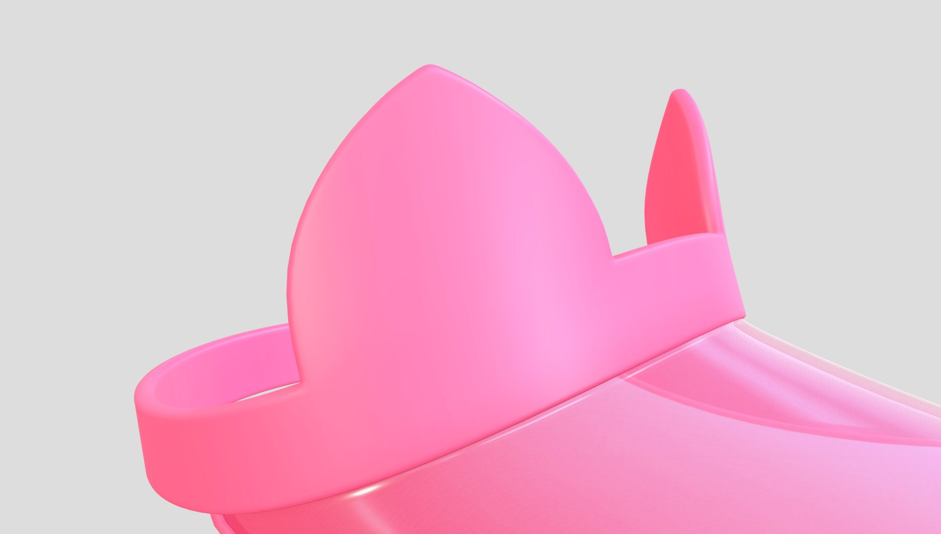 Hat010 Cat Visor Cap 3D Model - TurboSquid 1993999