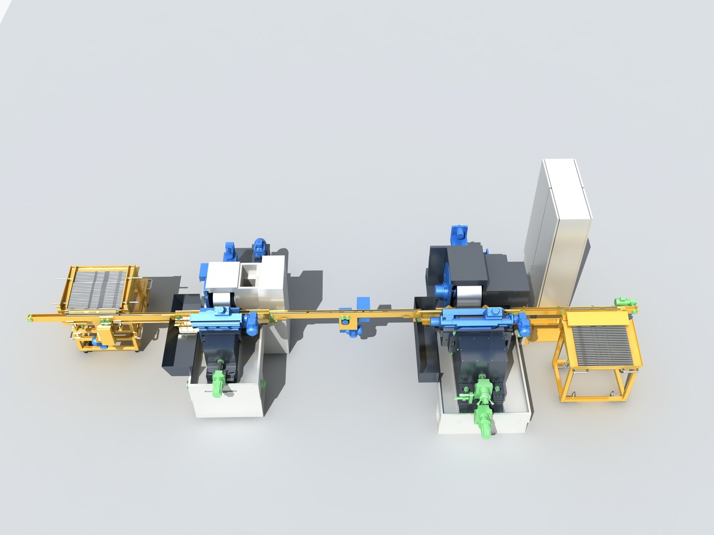 3D Industrial Equipment 15 - Fully Automatic Feeding System and ...