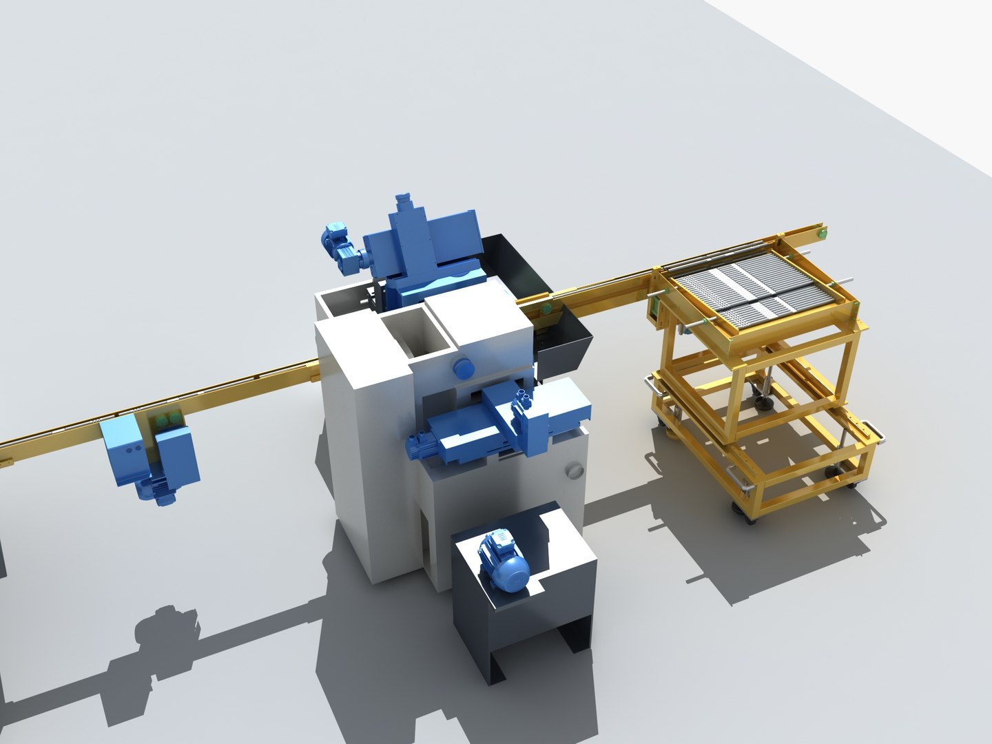 3D Industrial Equipment 15 - Fully Automatic Feeding System and ...