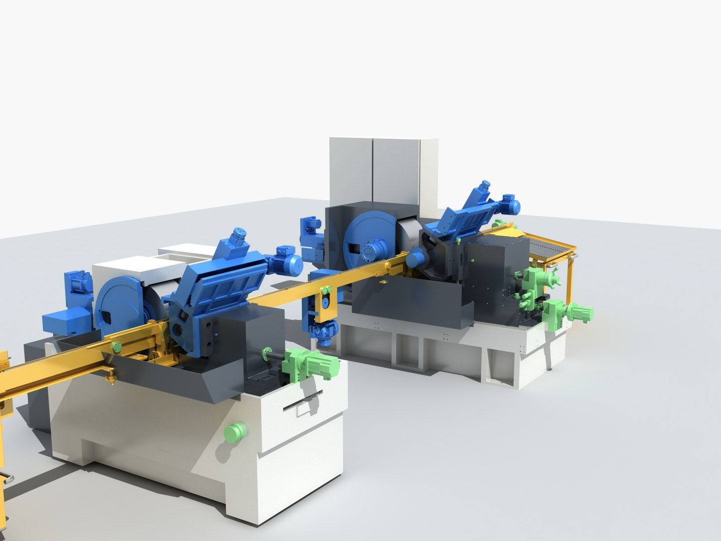 3D Industrial Equipment 15 - Fully Automatic Feeding System and ...