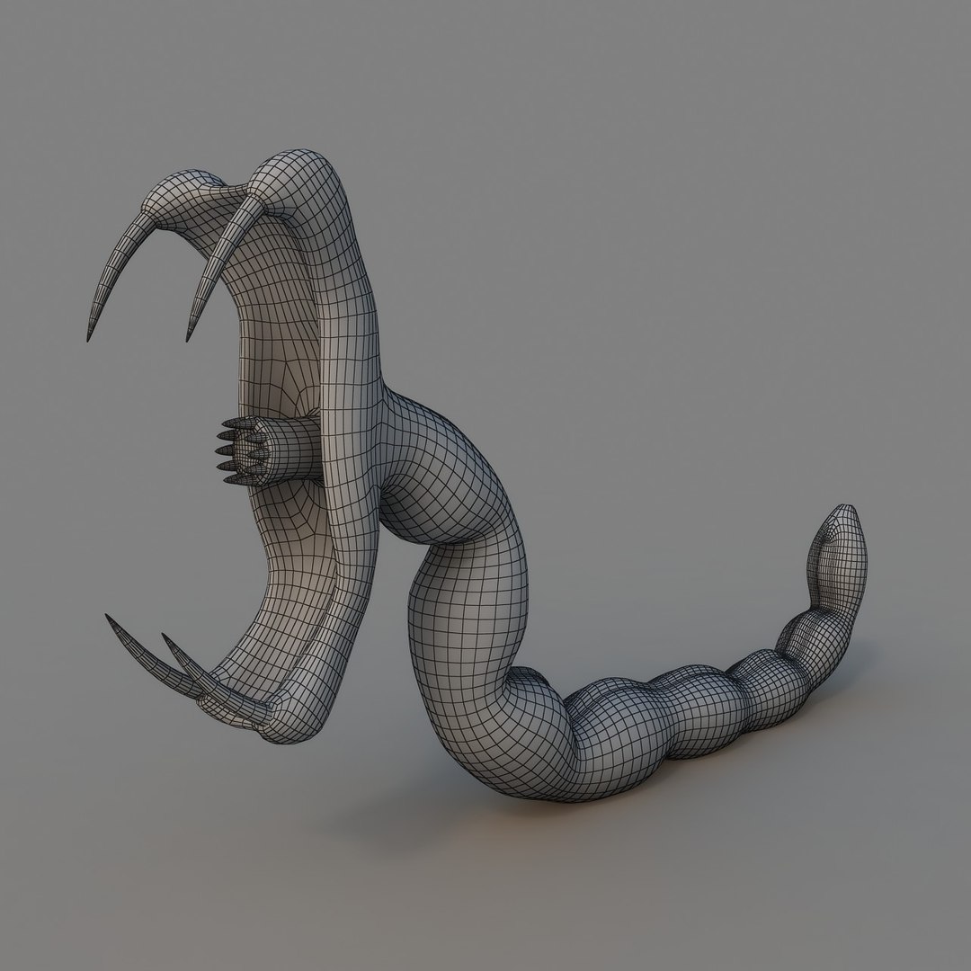 Rigged Worm 3D Model - TurboSquid 1205900