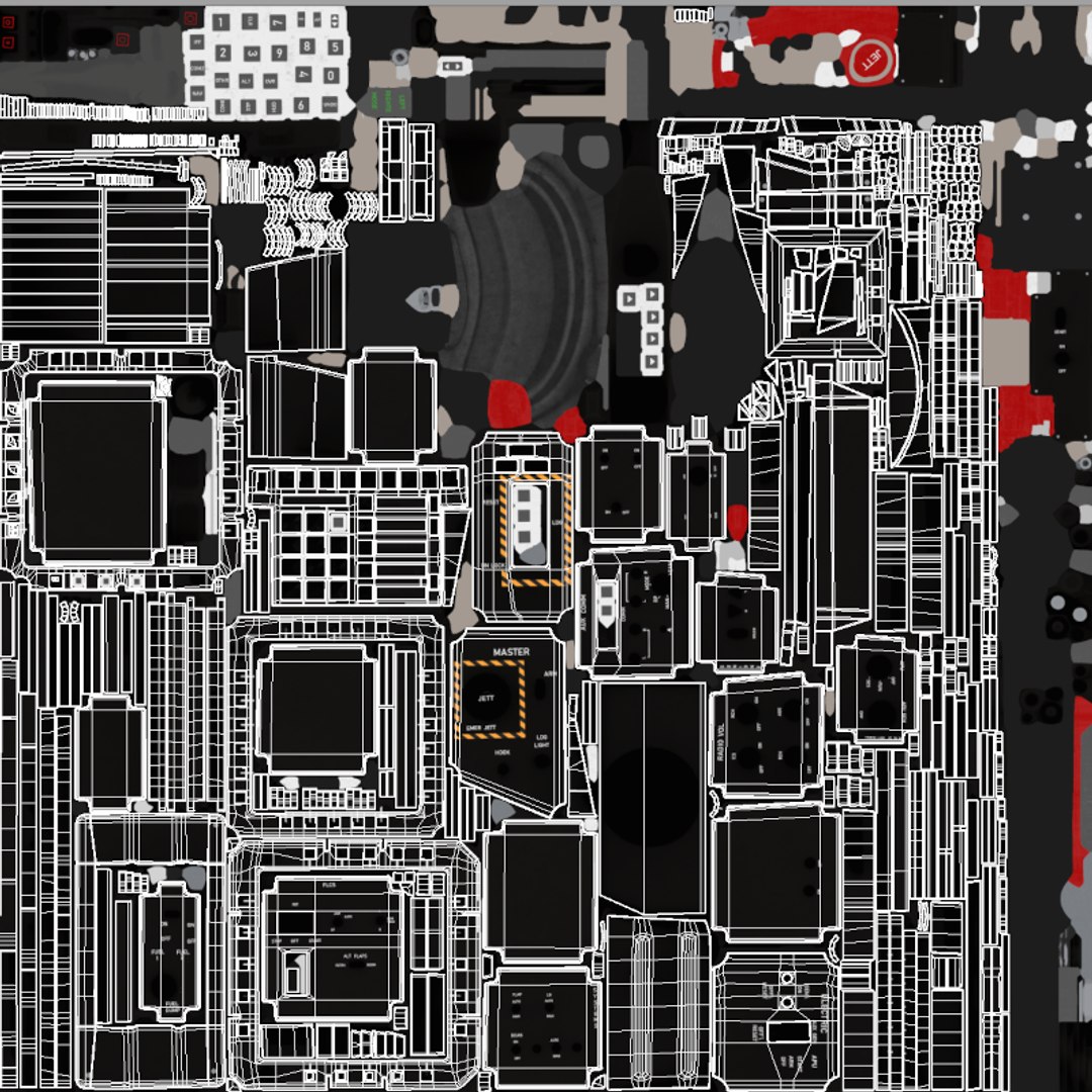 F-22 RAPTOR - Realistic Cockpit Interior REALTIME 3D Model - TurboSquid ...
