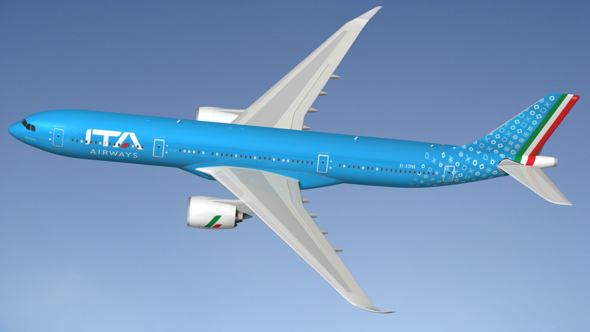 Airbus A330neo Ita Airways 3D Model - TurboSquid 1819688