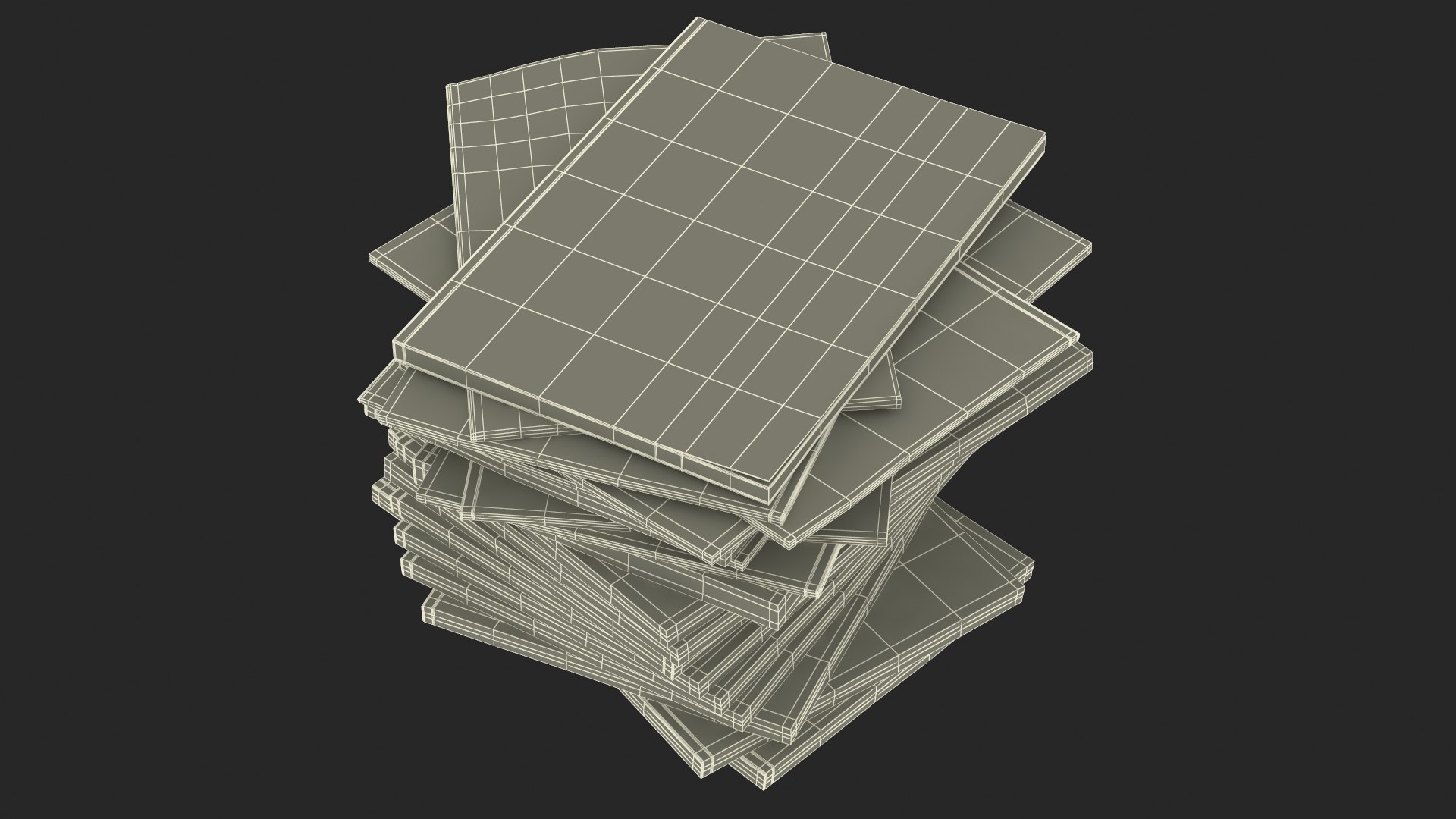 Pile Of Magazines 3D Model - TurboSquid 2047511