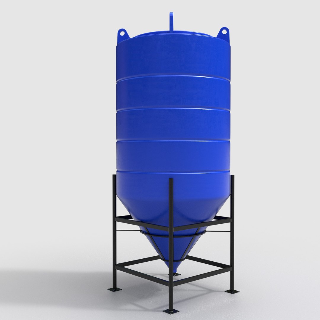 Cone Tank 3D Model - TurboSquid 2418133