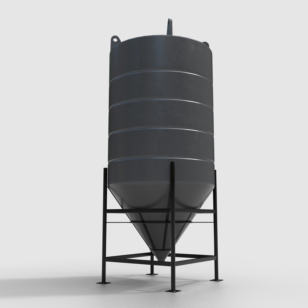 Cone Tank 3D Model - TurboSquid 2418133