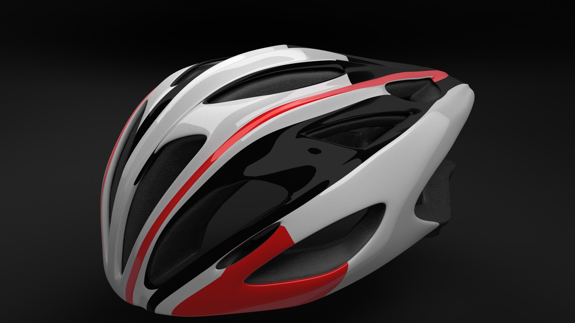 3d Model Bell Alcherra Racing Bike Helmet